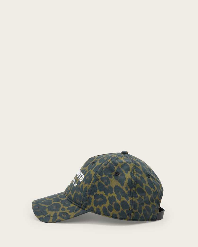 Underground Logo Print Baseball Cap Leopard | ALLSAINTS Canada